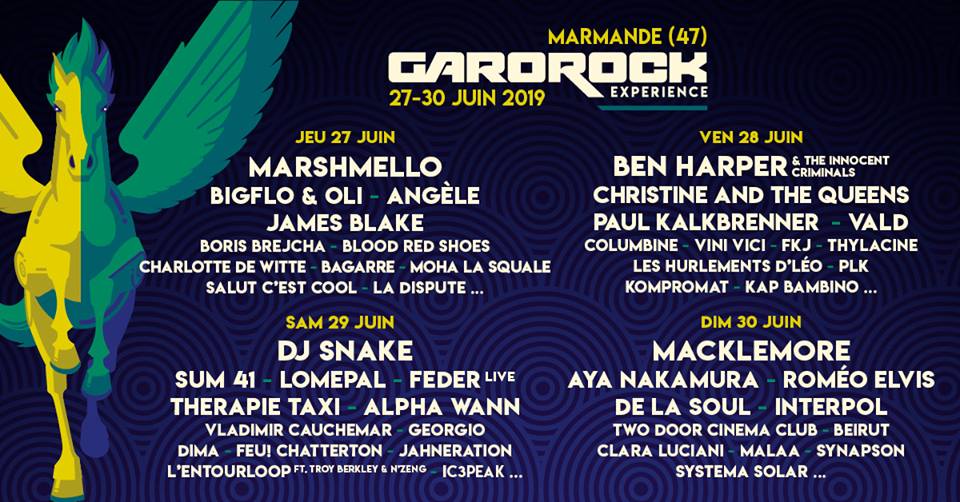 Garorock Adds 15 Names To 2019 Lineup! - Stage Right Secrets