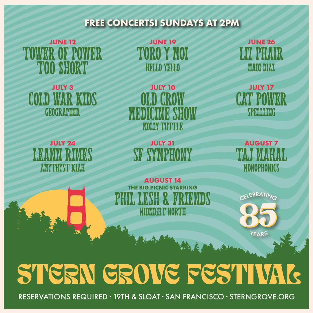 San Francisco's Stern Grove Festival Finishing off July with Leann ...