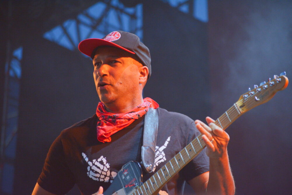 Tom Morello Performs With Son Roman at Mad Cool Festival
